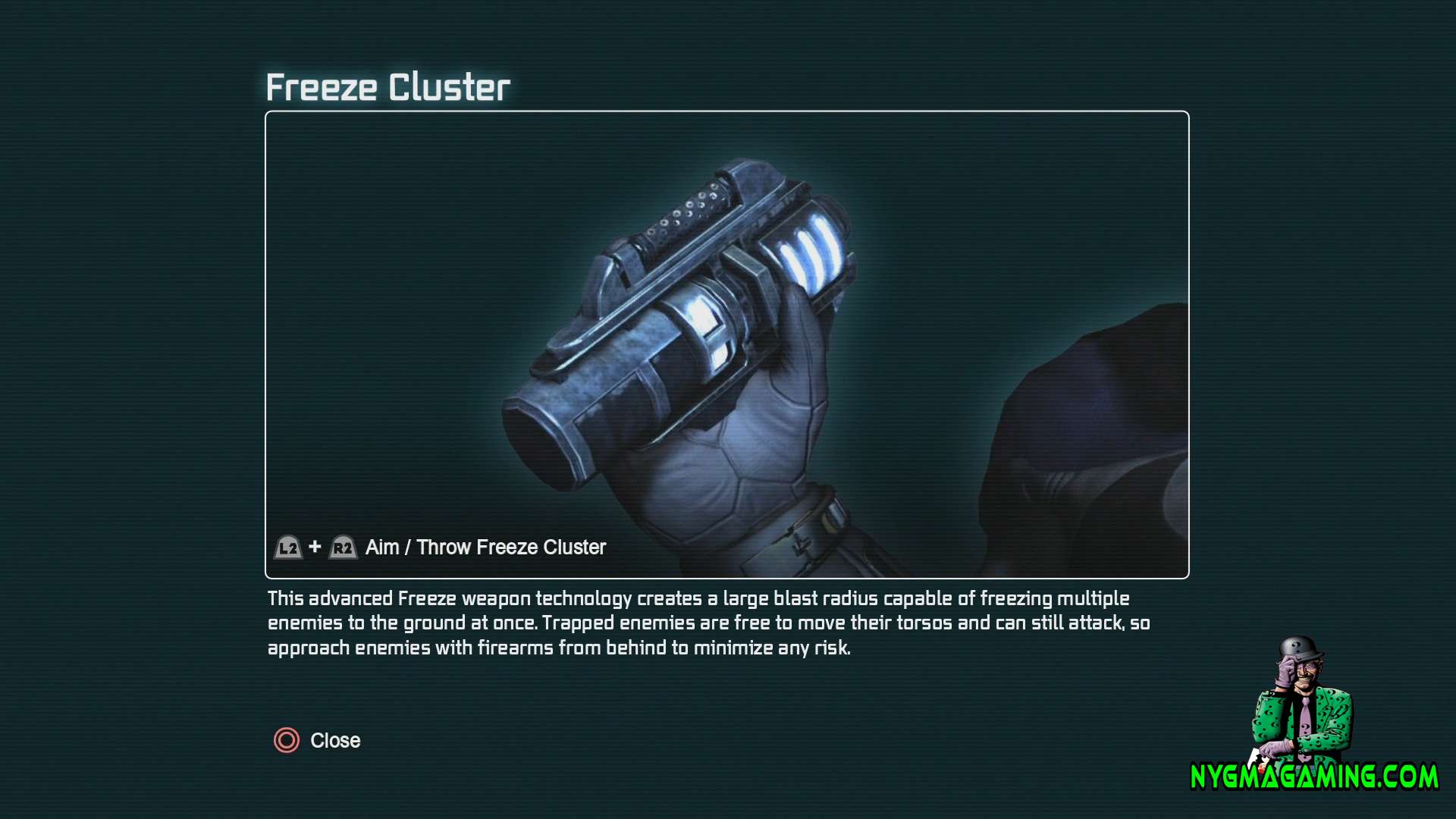 How To Get The Freeze Cluster In Batman Arkham City - NygmaGaming